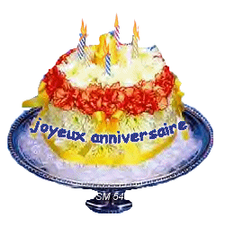 Gifs pour le meilleur anniversaire
