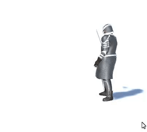 Gifs animés de chevaliers et samourais