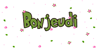 Gifs animés Bon jeudi